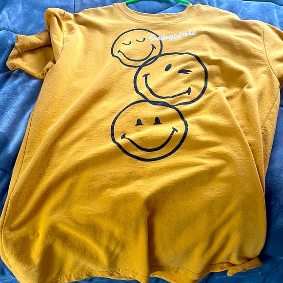 Target | Tops | Target Smiley Work Graphic Tee | Poshmark